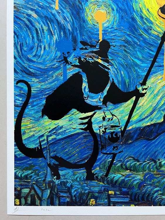 DEATH NYC « Van Gogh & Banksy Rat » 81/100 (Neuf (Voir description)) à ...