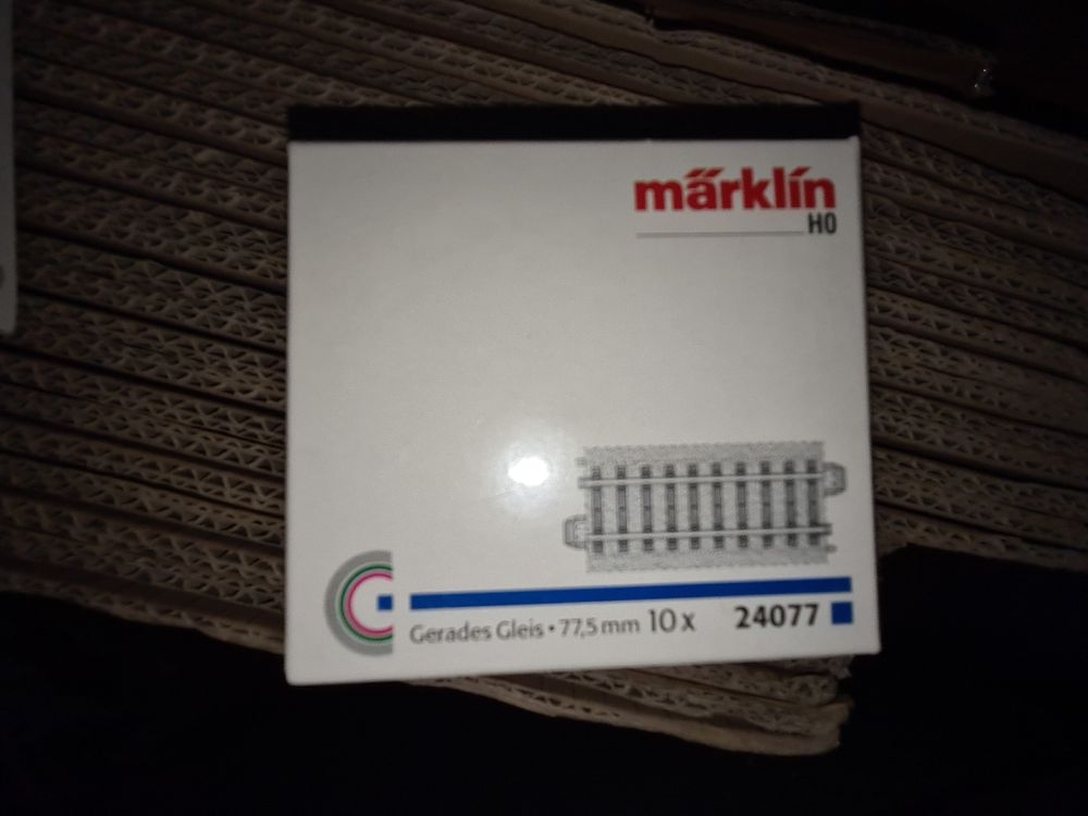 Märklin H0 Gleise 77,5mm (10x) 24077 neu | Kaufen auf Ricardo