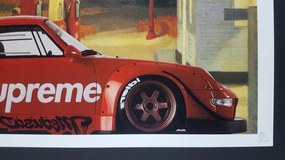Death NYC Pop Art Druck " Hopper Gas Supreme Porsche 83/100 | Kaufen ...