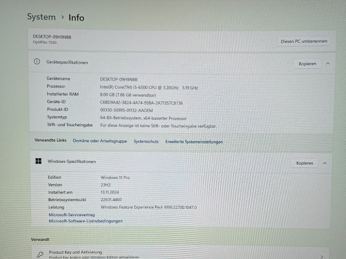 PC DELL OptiPlex 7050 (Gebraucht) in Basel für CHF 99 – mit Lieferung ...