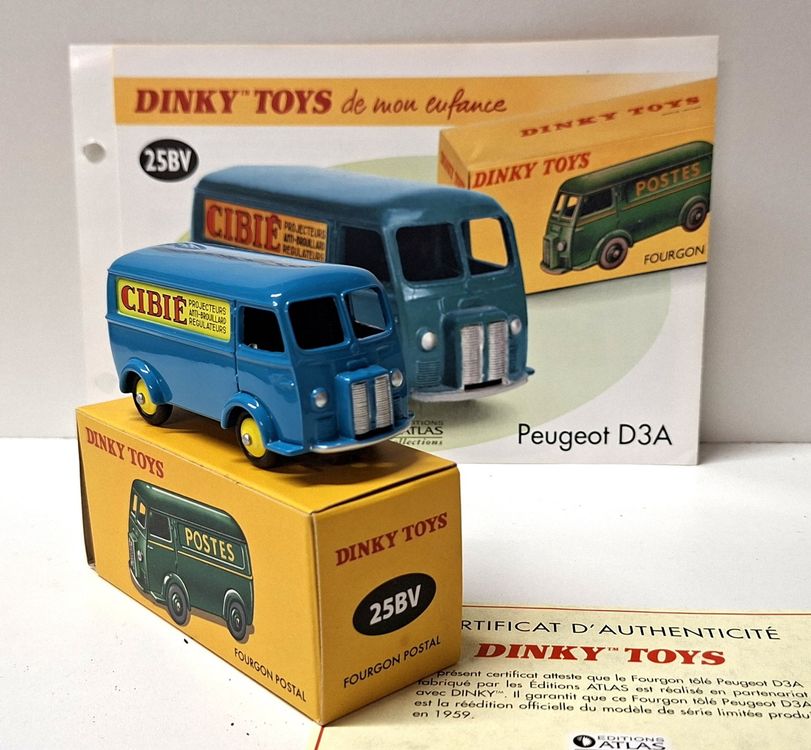 Dinky Toys Atlas 25BV - Peugeot D3A "Cibié" (Gebraucht) in Cheseaux ...