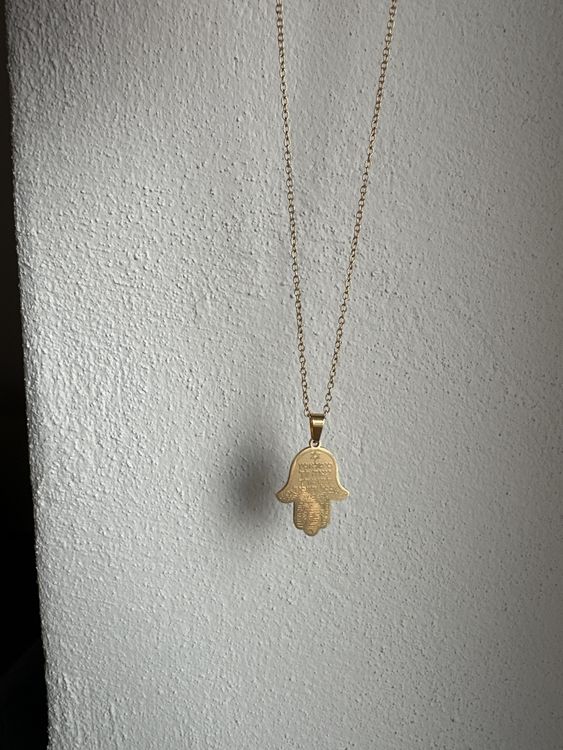 Goldene Hand der Fatima Halskette Edelstahl neu (Neu (gemäss Beschreibung)) in Esslingen für CHF ...