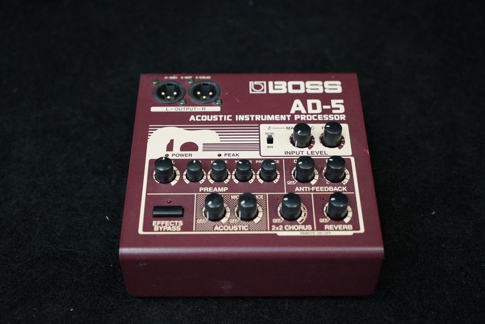 Boss AD-5 Acoustic Instrument Processor Chorus/Rerverb XLR (Gebraucht ...