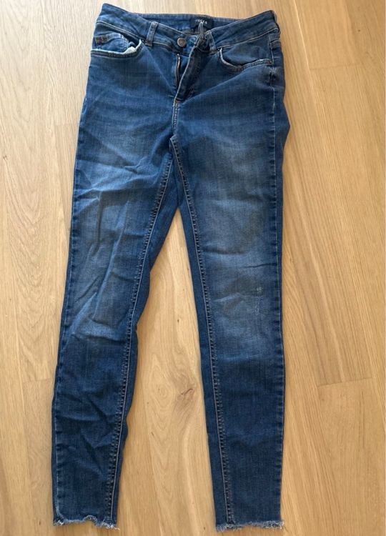 Damen Jeanshose Gr. S - Skinny Jeans - Fransen - stylisch (Gebraucht ...