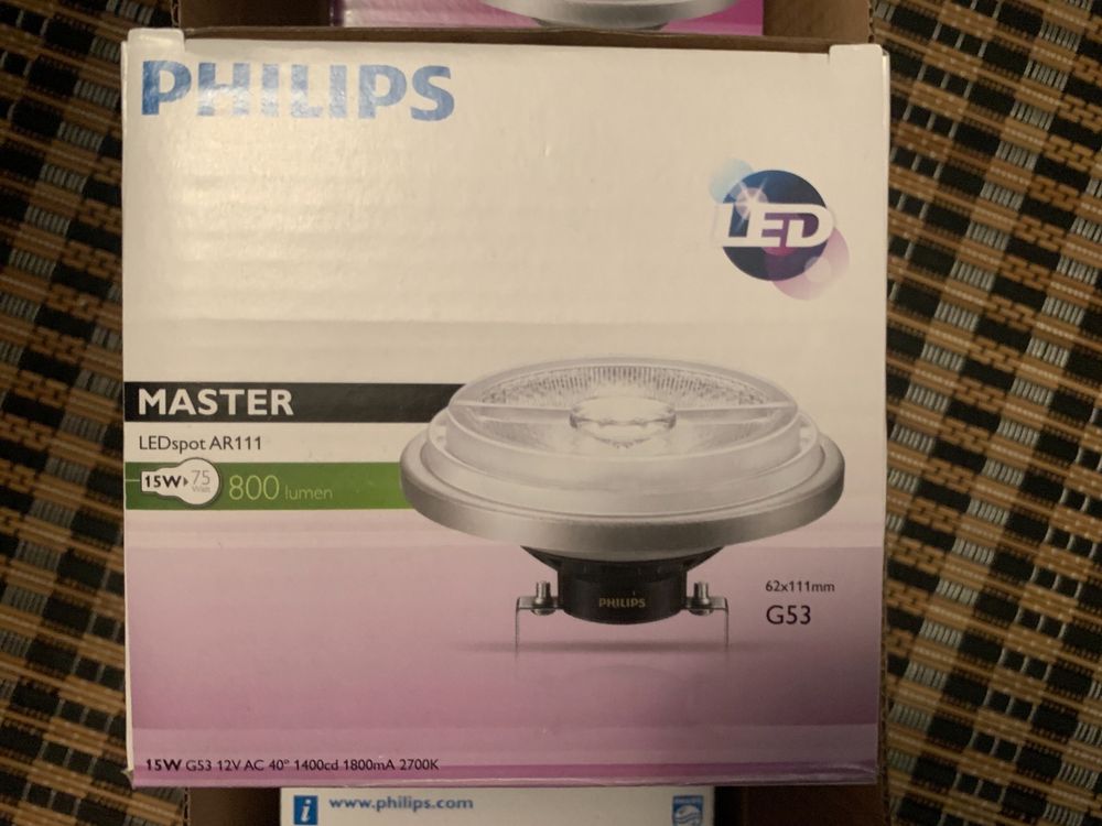 PHILIPS LED MASTER G53 AR111 6 Stk. zum Schnäpplipreis (Neu und ...