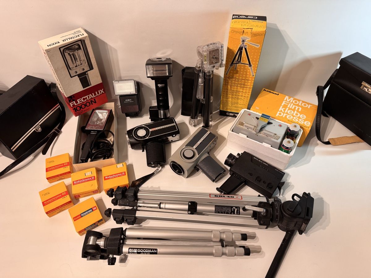 Vintage Kamera, Super-8, Blitz, Stative & Zubehör ab 1.- (Gebraucht) in ...