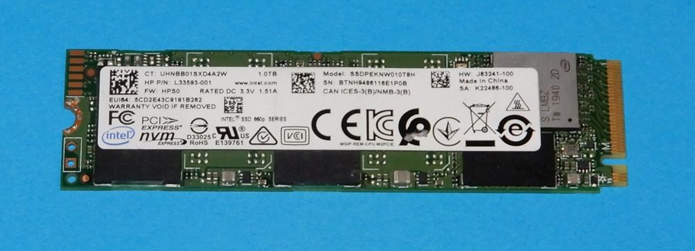 Intel SSD 660p SERIES 1 TB | Kaufen auf Ricardo
