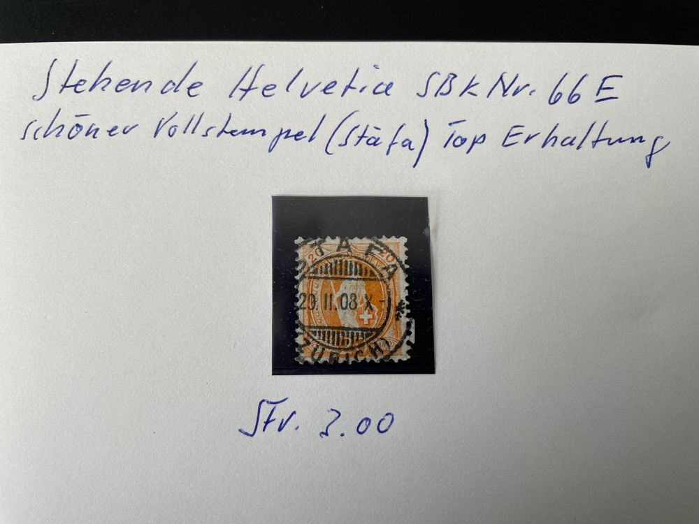 (Stehende Helvetia SBK Nr. Nr. 66 E 1900-1903 | Kaufen auf Ricardo
