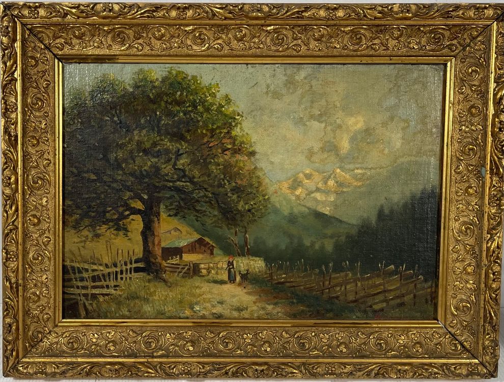 H. Ackermann Berglandschaftsgemälde (Gebraucht) in Root für CHF 95 – mit Lieferung auf Ricardo ...