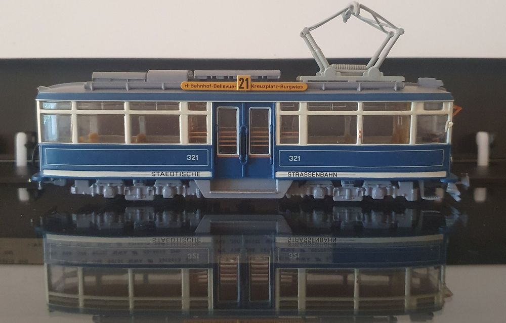 Atlas Tramway VBZ Tram "Elefant" Ce 4/4 SWS/MFO Drämmli HO | Kaufen auf ...