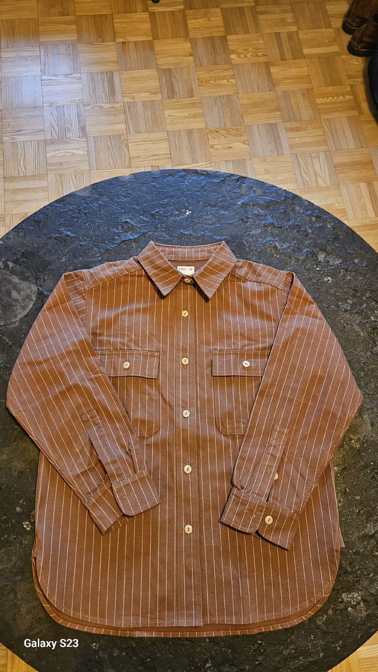 GIRLS OF DUST Canvas Pinestripe Hemd made in Portugal (Neu (gemäss ...