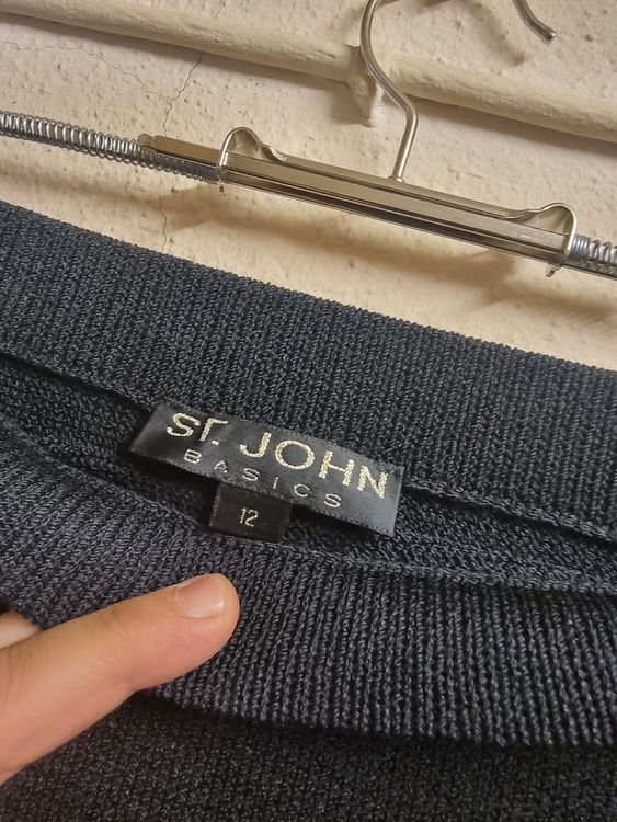 ST. JOHN Strickrock, Gr. 12, Schwarz, Top Zustand! (Gebraucht) in ...