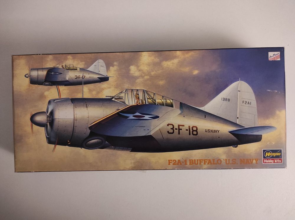 Brewster F2A-1 "Buffalo" der U.S. Navy von Hasegawa 1/72 (Neu und ...