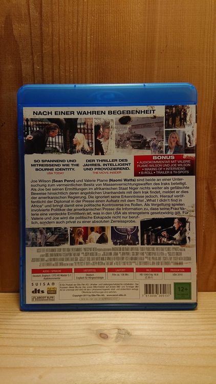 FAIR GAME Blu-Ray mit Naomi Watts und Sean Penn (Gebraucht) in Wilderswil für CHF 2.9 – mit ...