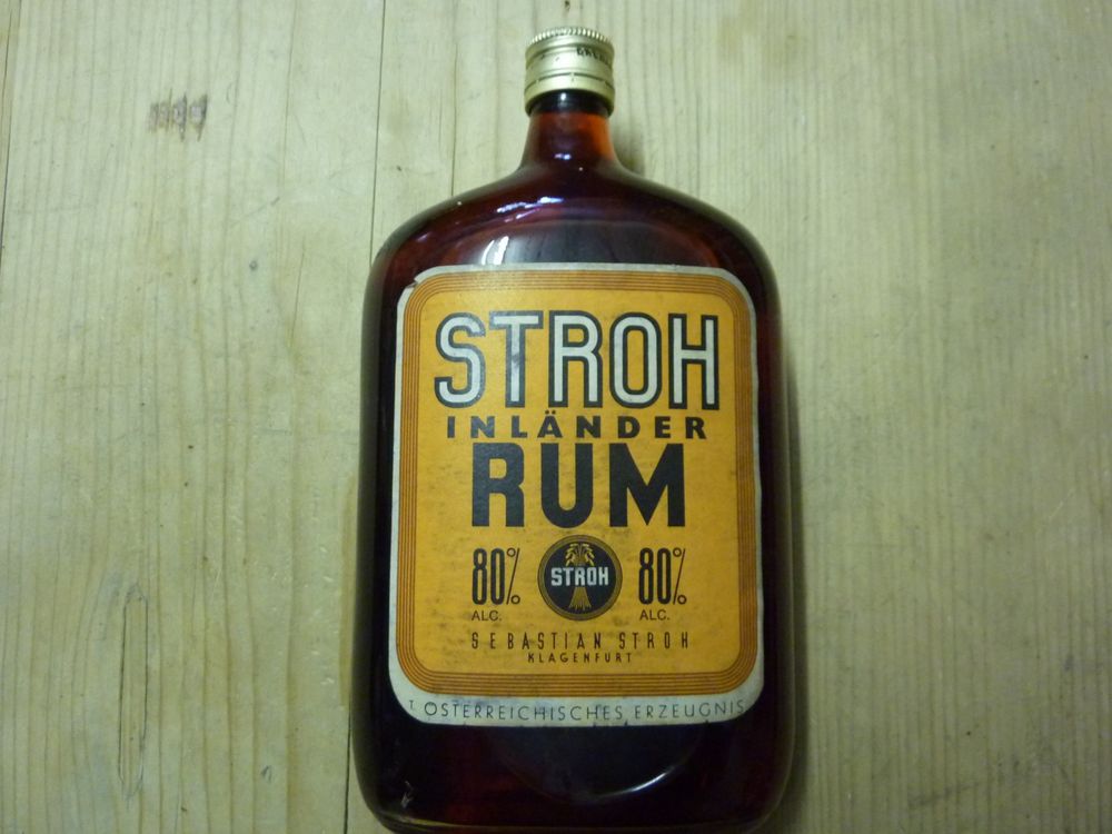 1 Flasche Stroh Inländer Rum ungeöffnet | Kaufen auf Ricardo