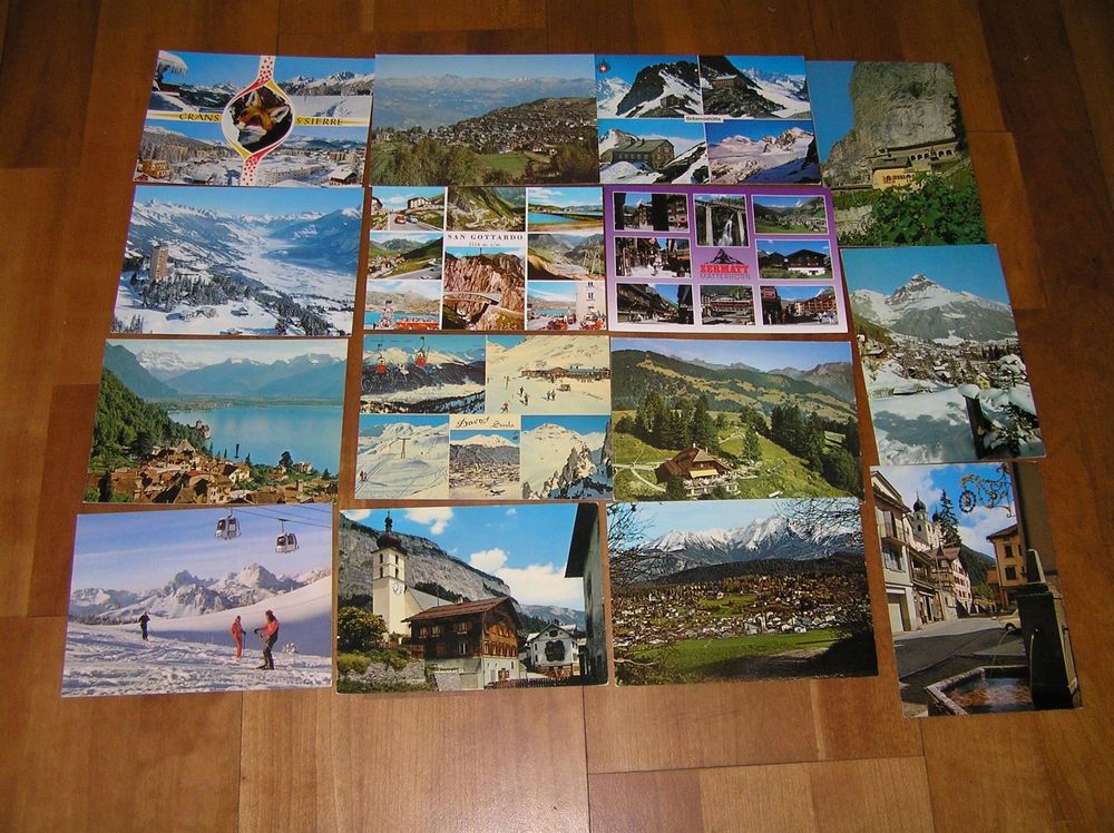 100 Karten Schweiz (Gebraucht) in Lumbrein für CHF 12 – mit Lieferung auf Ricardo kaufen