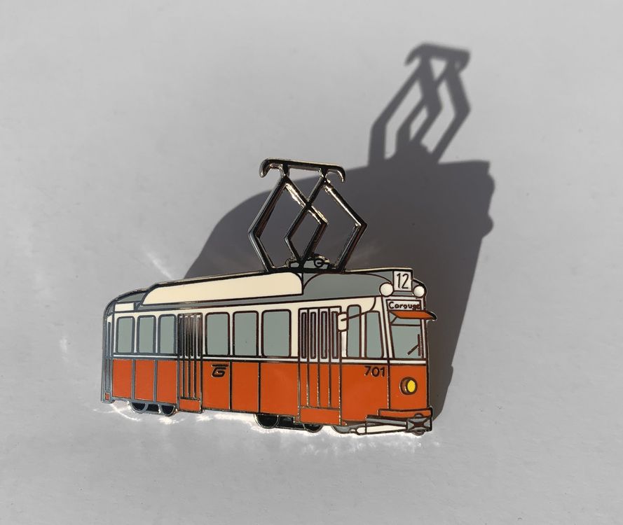 Genève TPG Tram Be 4/4 701 SWP SAAS 1959 Pin Anstecker | Kaufen auf Ricardo