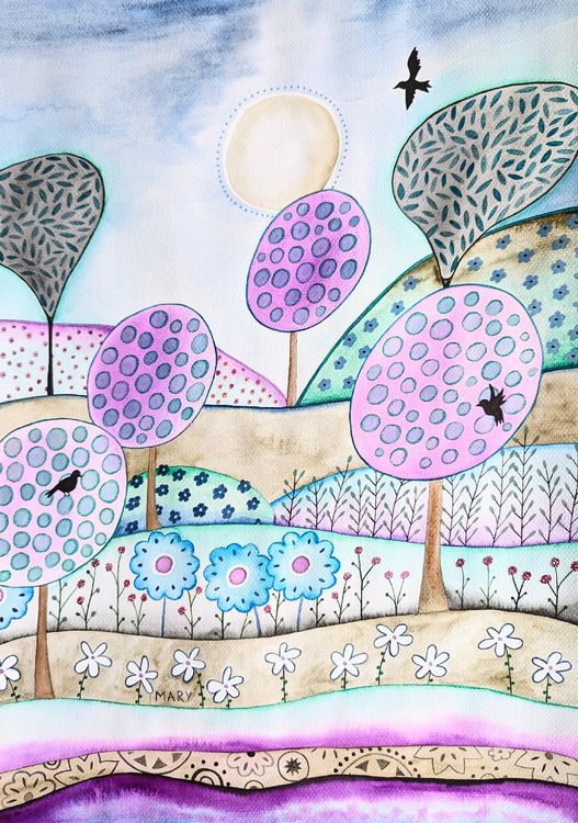 Original Aquarell Fantasie Welt (Neu und originalverpackt) in Wittenbach für CHF 45 – mit ...