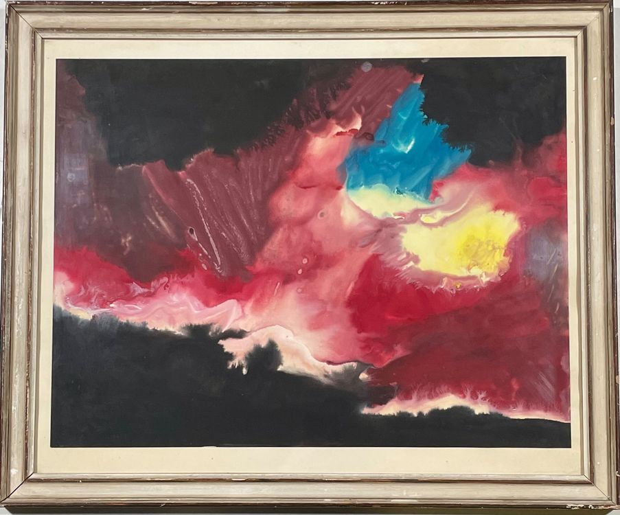 Yvone Duruz (1926-2007)Atemraubende Gemälde Handsigniert (Gebraucht) in ...