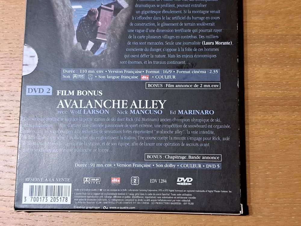 IMPORT-DVD La folie des hommes (Vajont La Diga del Disonore) (Neu ...