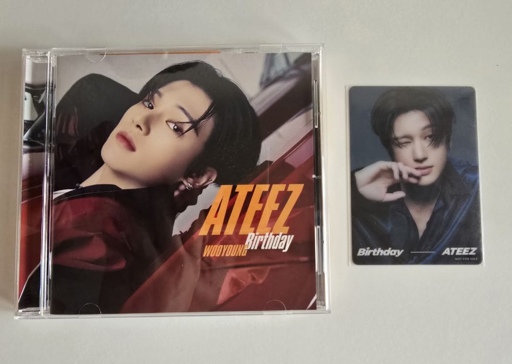Ateez Wooyoung + POB Birthday kpop officiel (Neu (gemäss Beschreibung ...