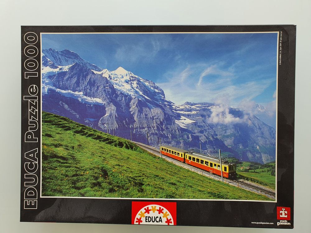 Puzzle 1000: Jungfraubahn | Kaufen auf Ricardo