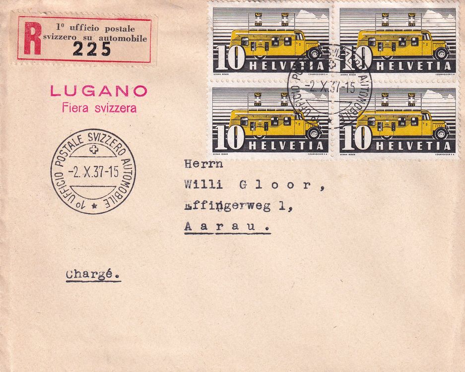 (LA13) LETTRE SPECIALE 1937 VOIR SCAN | Kaufen auf Ricardo