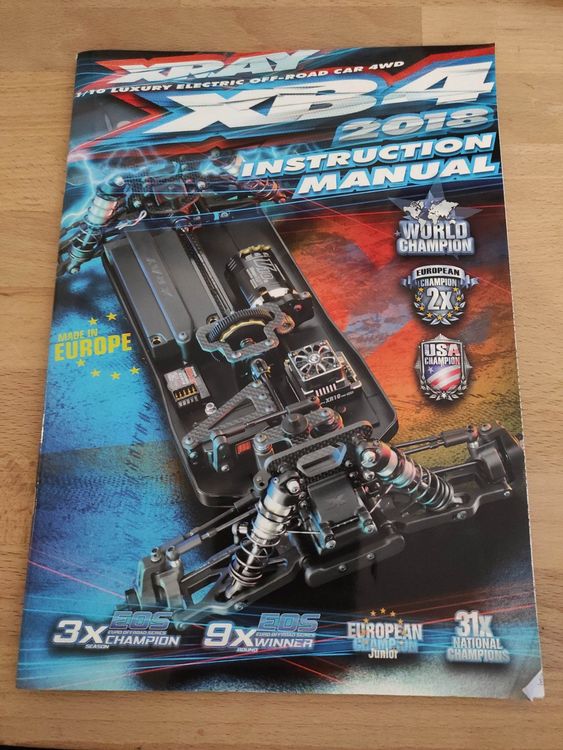 Manual Xray xb4 2018 | Kaufen auf Ricardo