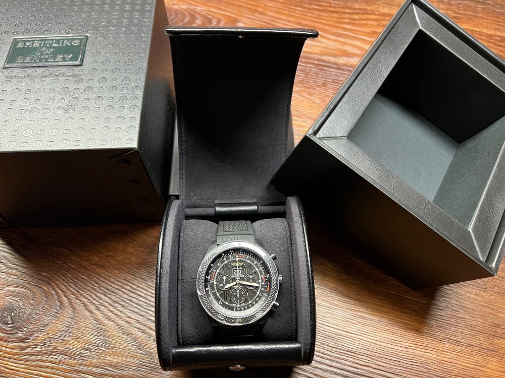 BREITLING Bentley 6.75 Speed Midnight Carbon Aut. Chr. L. E. (Neu ...