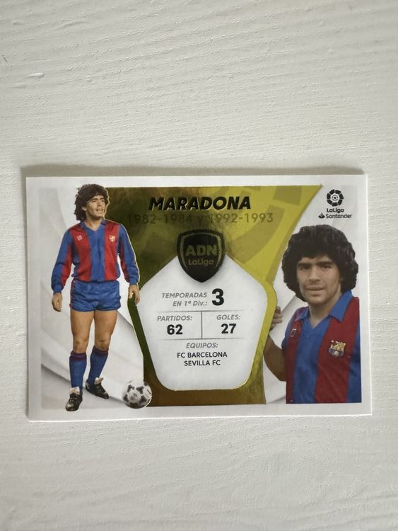Diego Maradona Panini Sticker (Barcelona) (Neu (gemäss Beschreibung ...