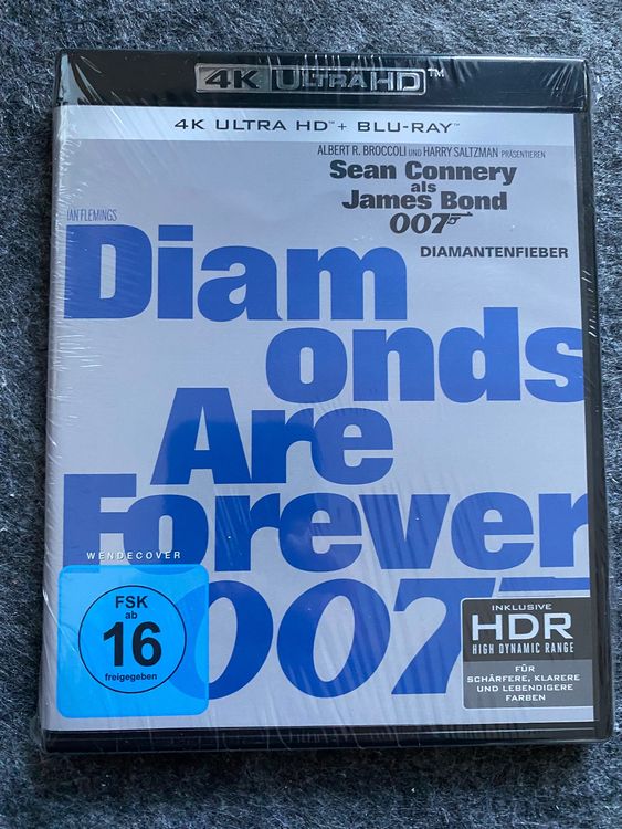 James Bond 007 - Diamantenfieber - 4K Ultra HD - Neu! (Neu und ...
