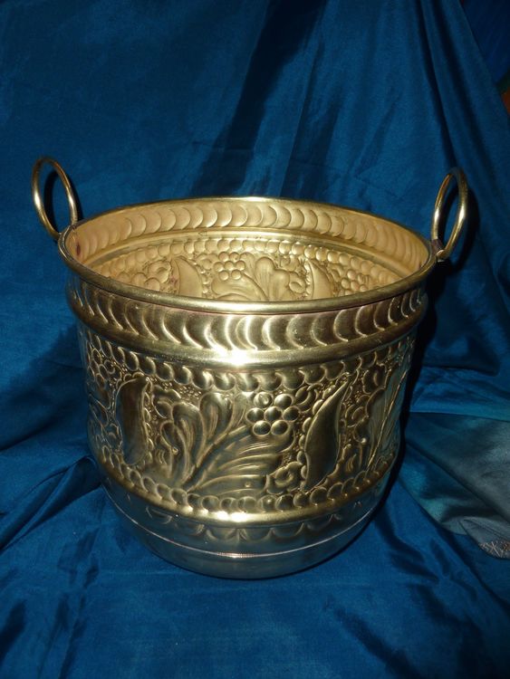 ancien cache pot en laiton à sublimer dans votre intérieur (Gebraucht ...