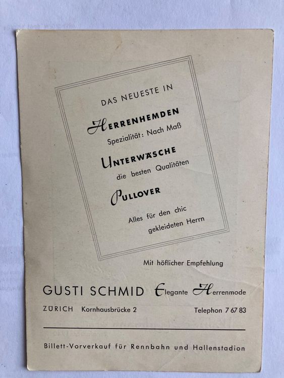 RAD-RENNFAHRER, WALTER DIGGELMANN 1940 (Gebraucht) in schlieren für CHF ...