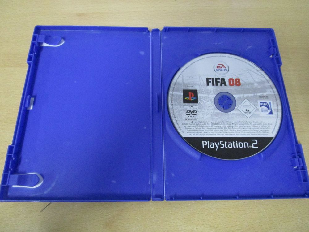 FIFA 08 FIFA08 EA Sports Fussball Sony Playstation 2 PS2 (Gebraucht) in ...