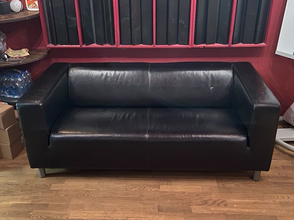 Ikea Klippan Sofa Kunstleder schwarz (Gebraucht) in Zürich für CHF 42 – nur Abholung auf Ricardo ...