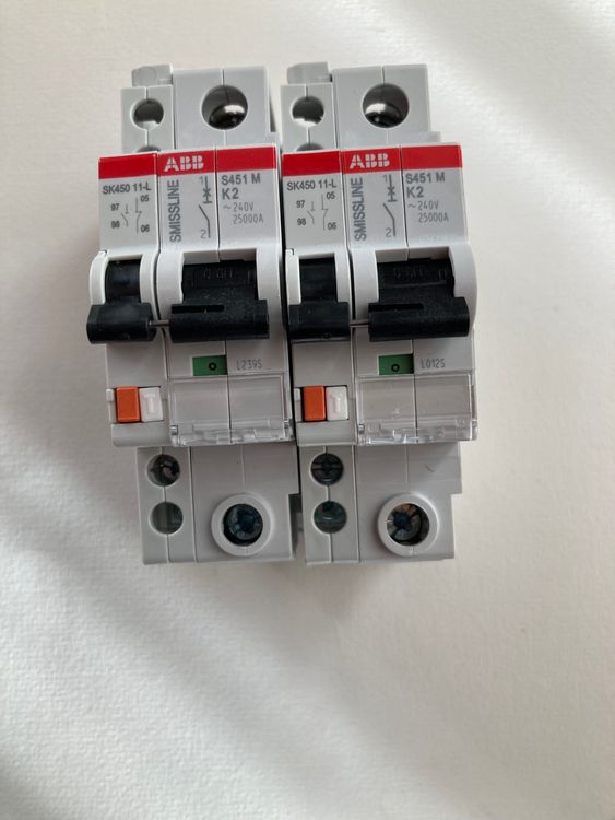 ABB Sicherungen, LS-Schalter Typ K2 (Gebraucht) in Staufen für CHF 24.5 – mit Lieferung auf ...