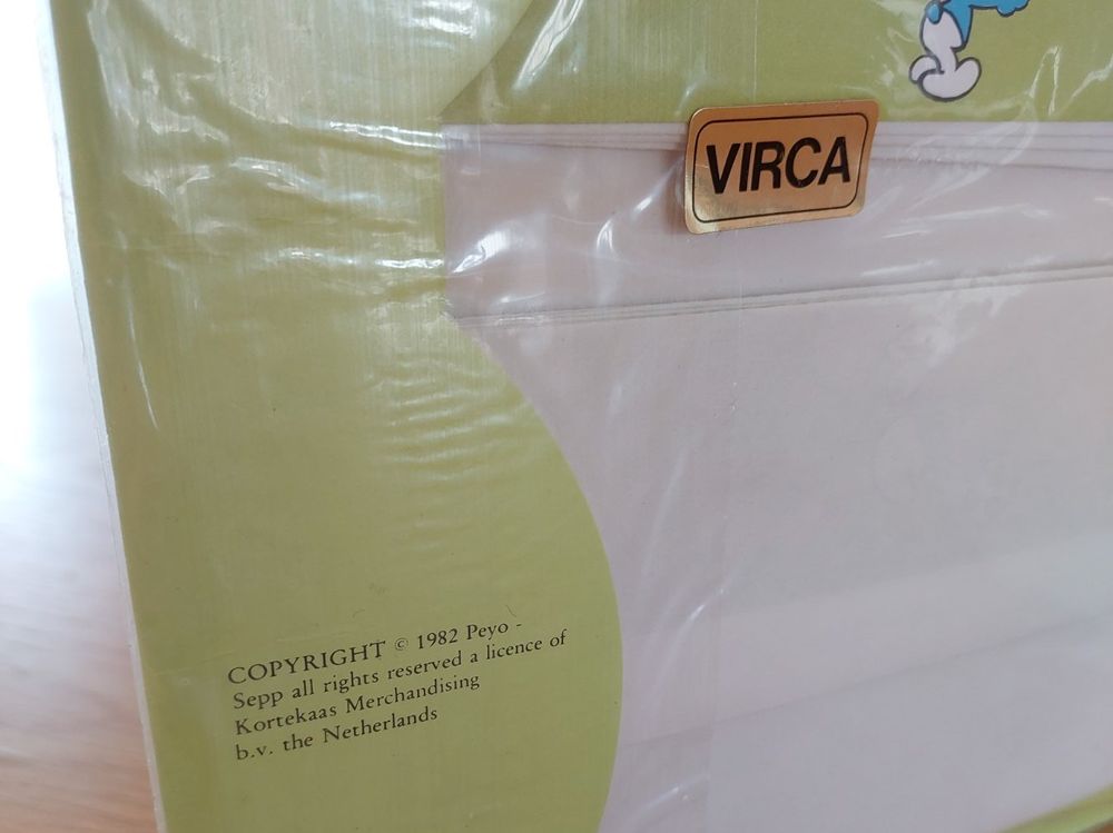 Originales Schlümpfe Briefpapier von Virca 1982 Peyo, selten | Kaufen ...