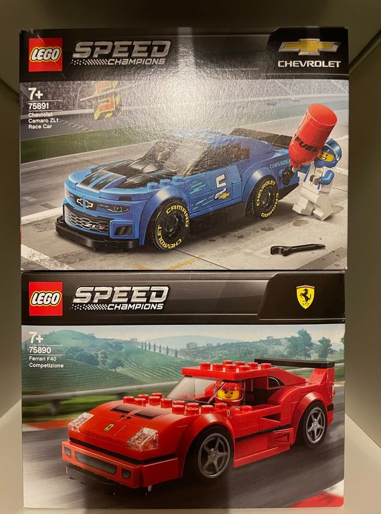 LEGO Speed Champions - 75890 Ferrari F40 + 75891 Chevrolet C | Kaufen ...