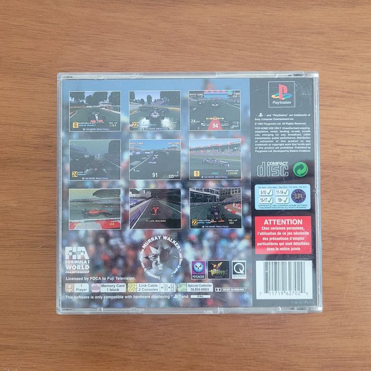 Formula One – Playstation 1 – PAL – Multilingue (D'occasion) à Petit ...