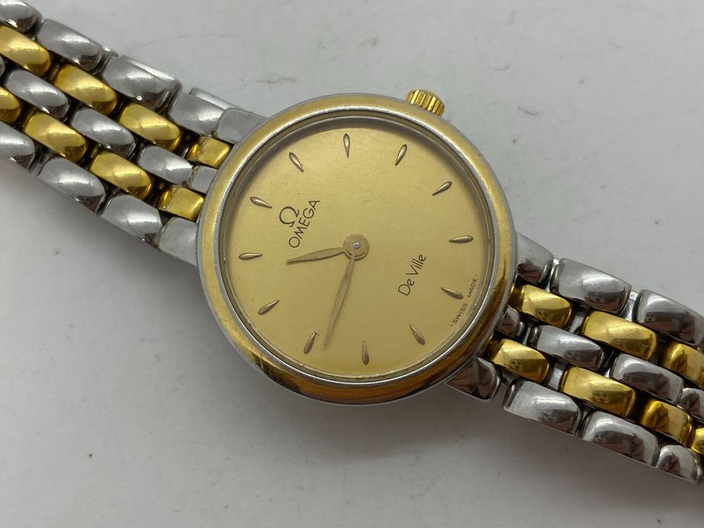 OMEGA deVille Bi-Color 23mm Quarz läuft /// E762 | Kaufen auf Ricardo