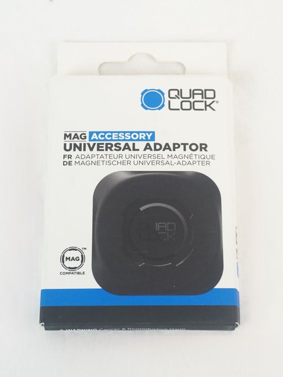 Quad Lock Universal Adapter schwarz, magnetisch | Kaufen auf Ricardo