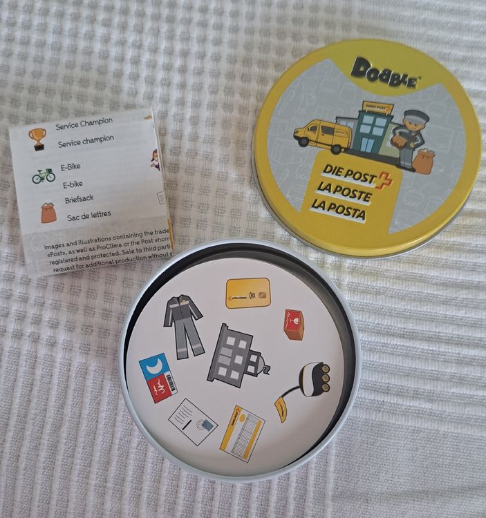 Jeu Dobble (double) de la poste suisse état neuf | Kaufen auf Ricardo