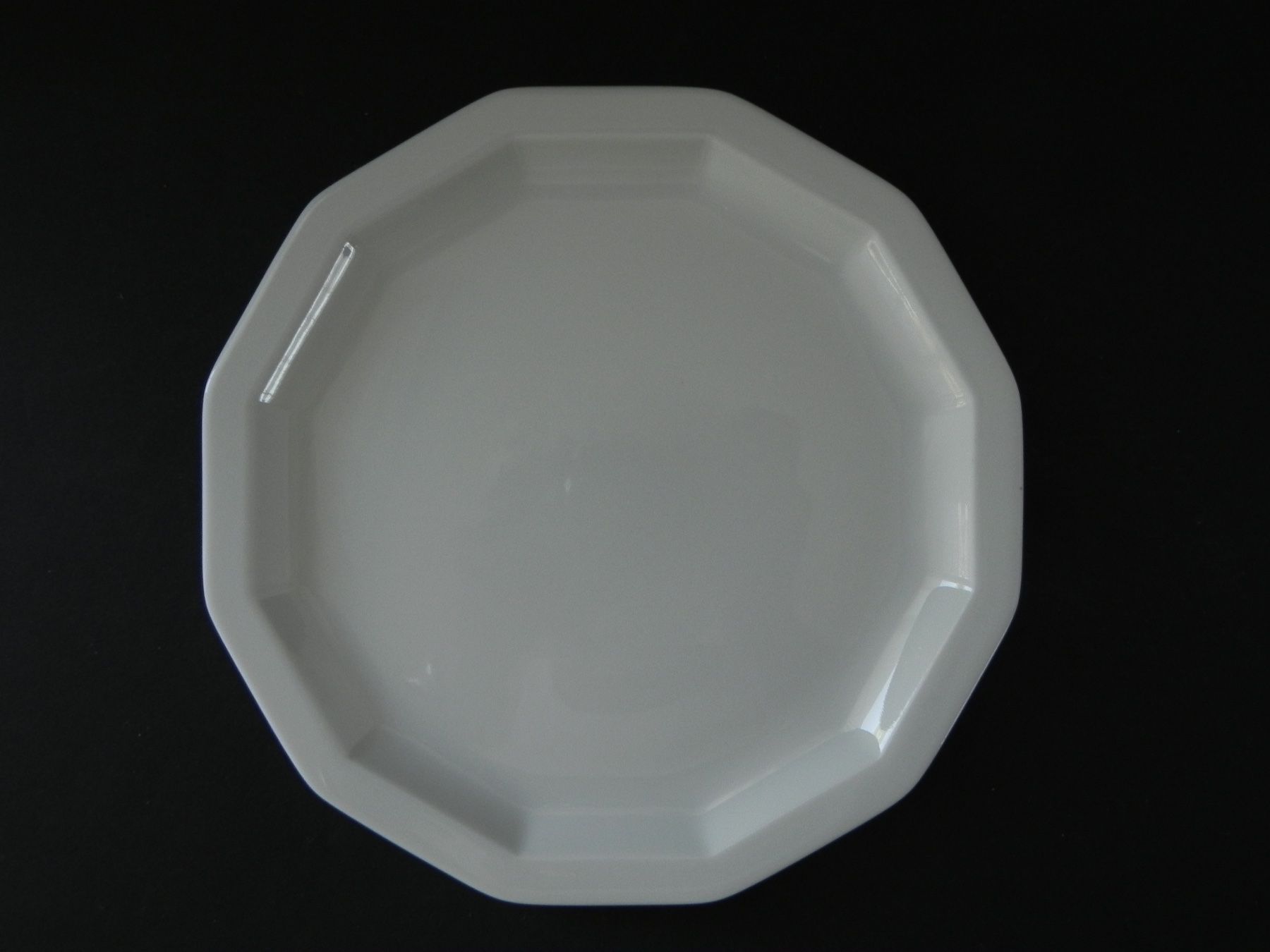 2 kleine Teller - Polygon weiss - Tapio Wirkkala - Rosenthal (Neu ...