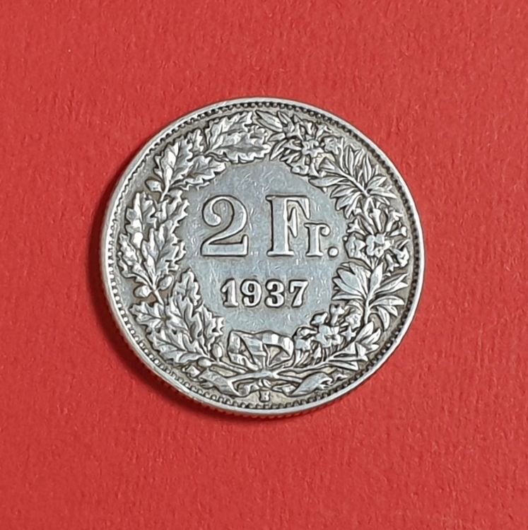 2 Franken 1937 Auflage in Mio. 0.25 „Silber“ | Kaufen auf Ricardo