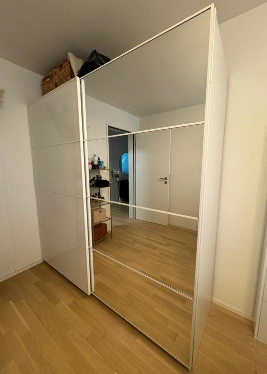 Wunderbar Pax Kleiderschrank Schiebetueren Spiegel Bildbellina4644