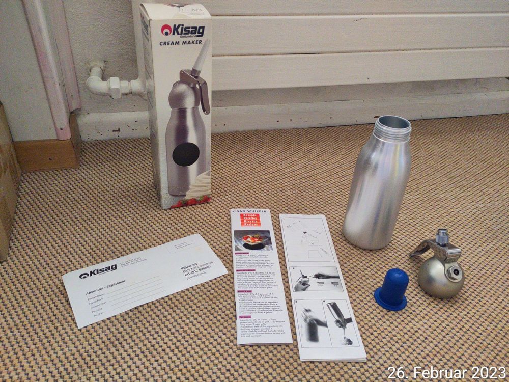 Kisag Rahmbläser mit Originalverpackung | Kaufen auf Ricardo