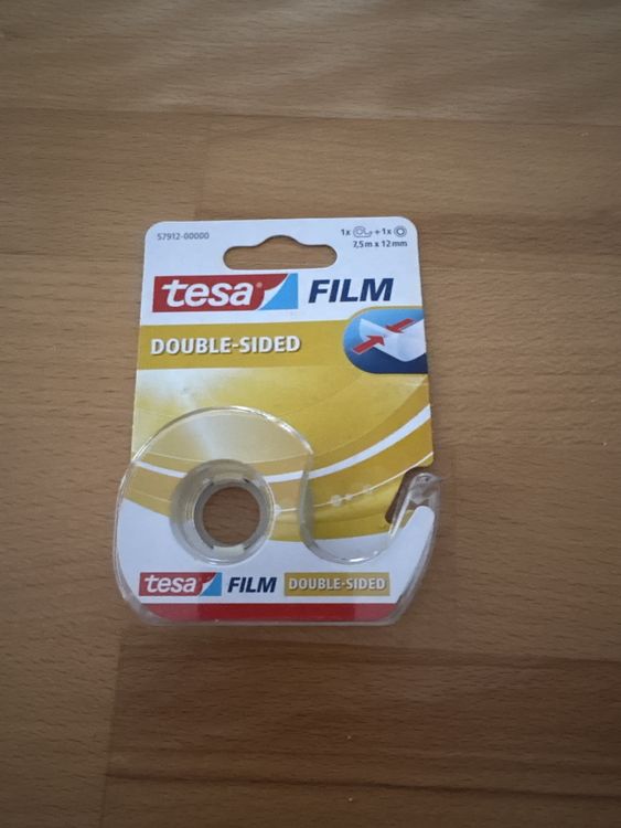 Neues Tesa Film Doppelseitig, 2.5m x 12mm, Originalverpackt (Neu und ...