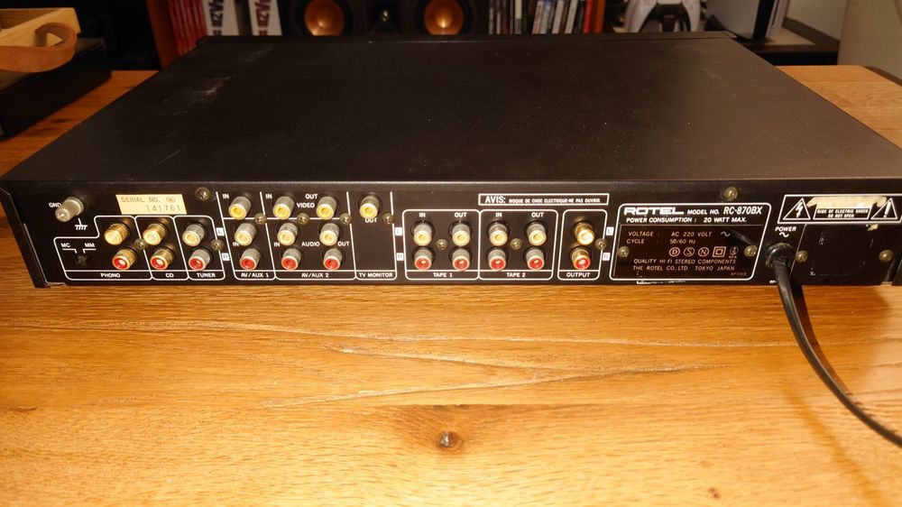 Preamplifier ROTEL RC-870BX (Gebraucht) in Balerna für CHF 250 – mit ...