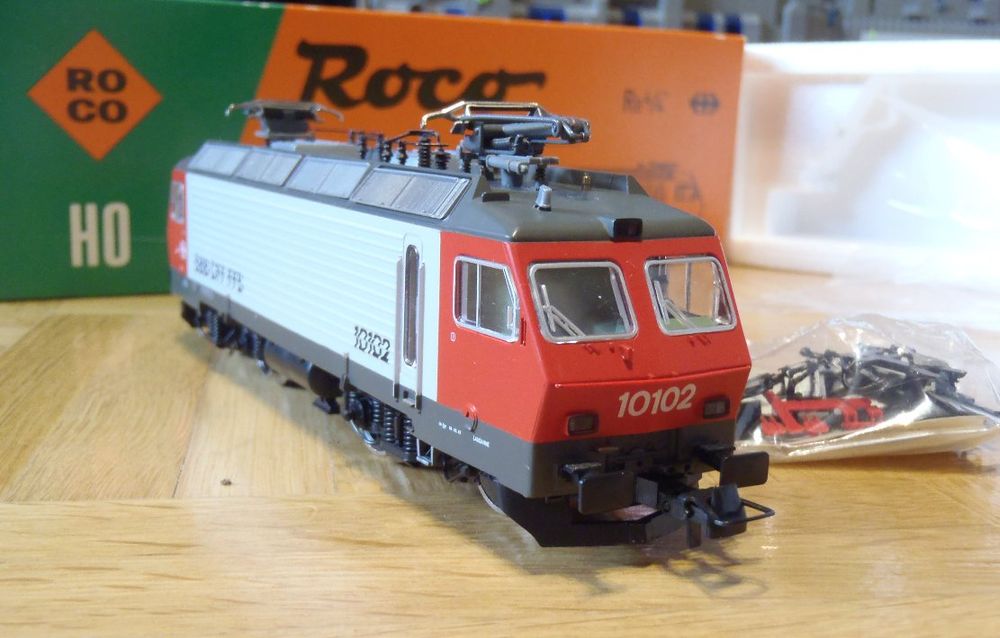 Roco Re 4/4 IV 10102 hellgrau/rot HO~AC 14178C | Kaufen auf Ricardo