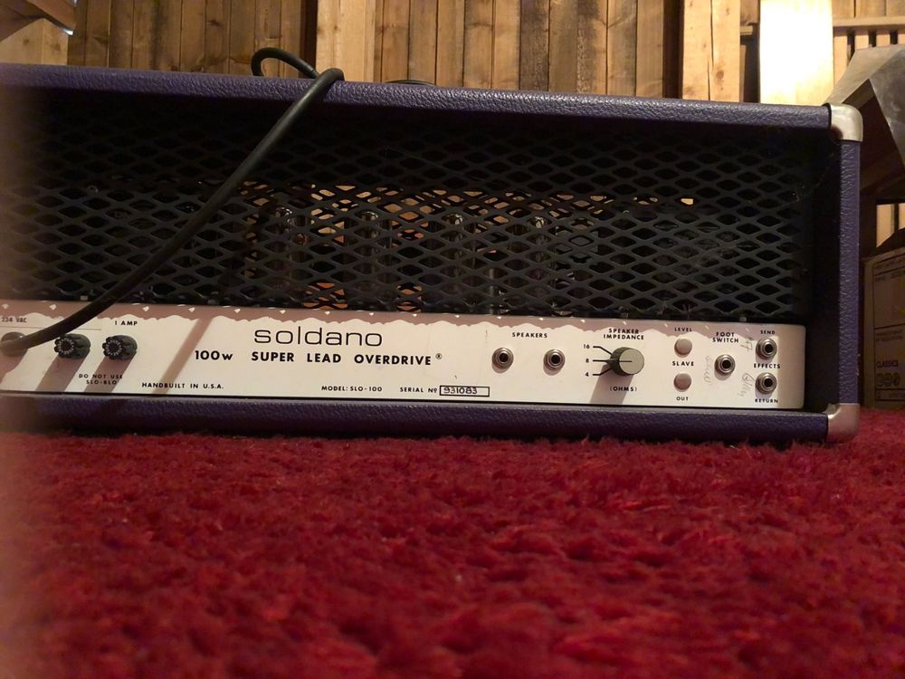 Soldano Amp Super Lead SLO-100, Röhrenamp | Kaufen auf Ricardo